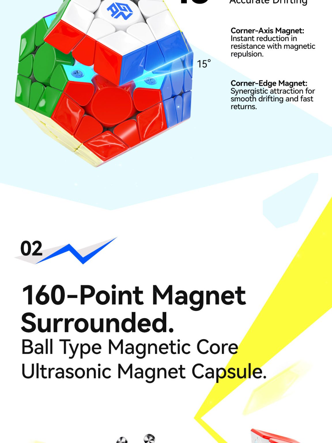 GAN Megaminx V2 MagLev - 54.99 € - Cuboss.com